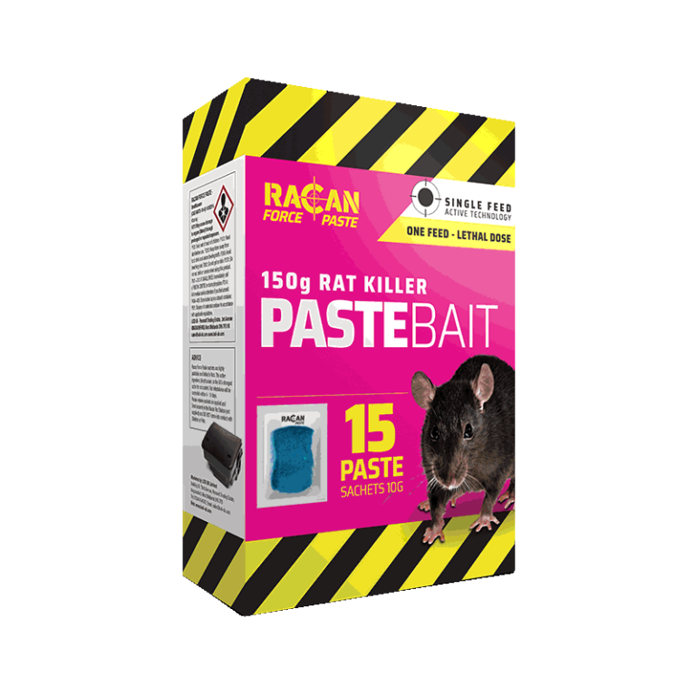 RACAN Force Paste Rat Killer 15 X 10g Sachets – Pest Professionals Shop